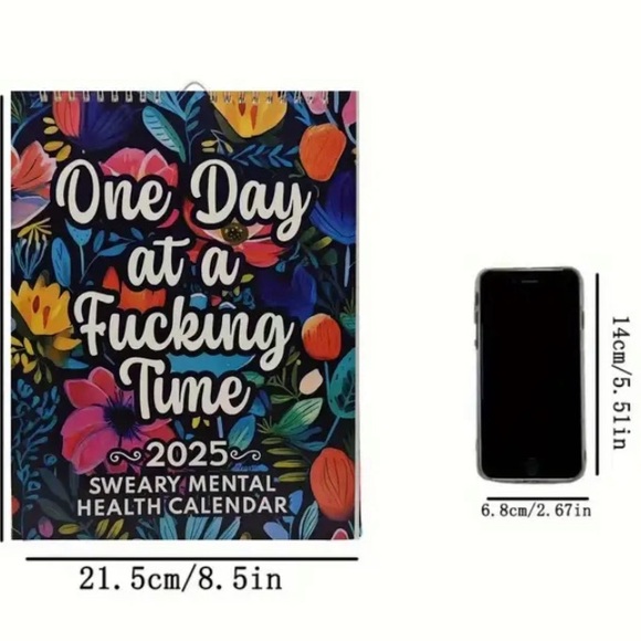 Office | 225 Calendar New Wall Monthly Planner Humorous Profanity Swear ...